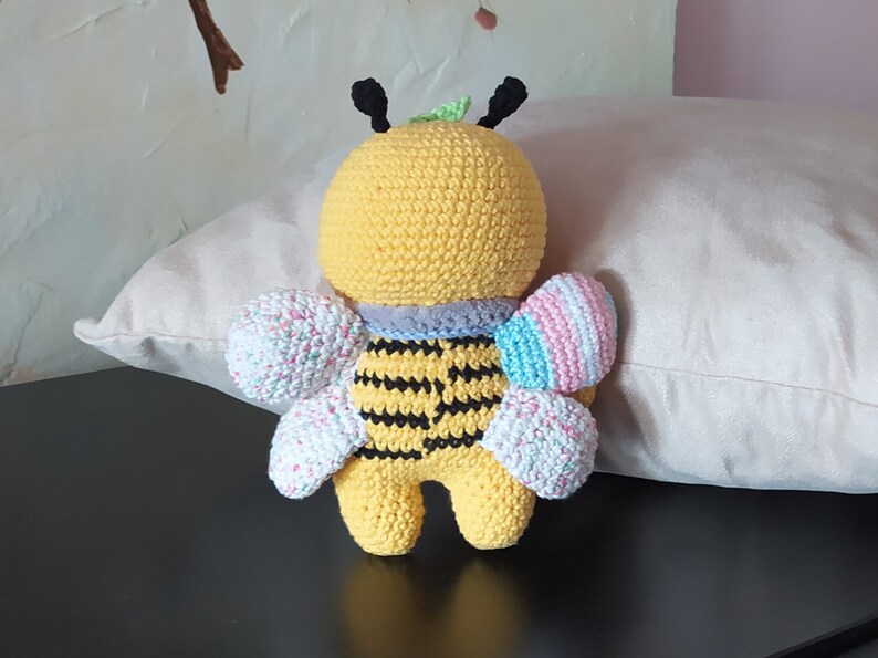 Handmade Amigurumi Trans Pride Bee - Etsy