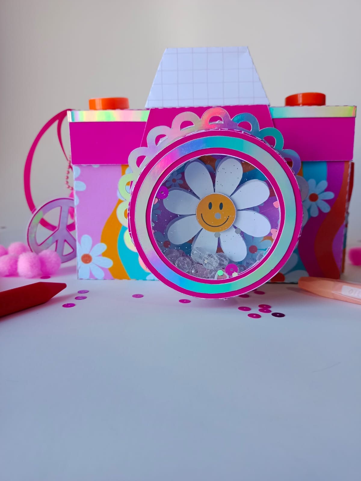Camera Box/kids Party Groovy Camera / Template Cameo and Cricut ...