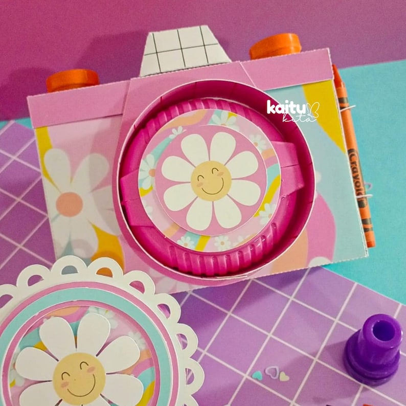 Box Camera of Activities / Template Cameo and Cricut/ Activity Box for ...