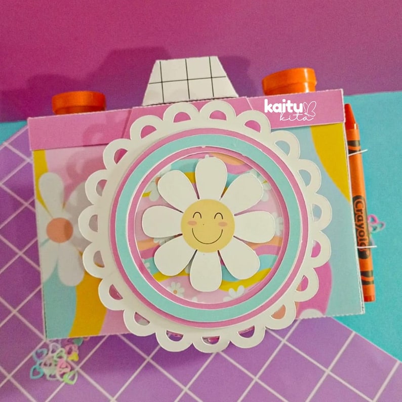 Box Camera of Activities / Template Cameo and Cricut/ Activity Box for ...