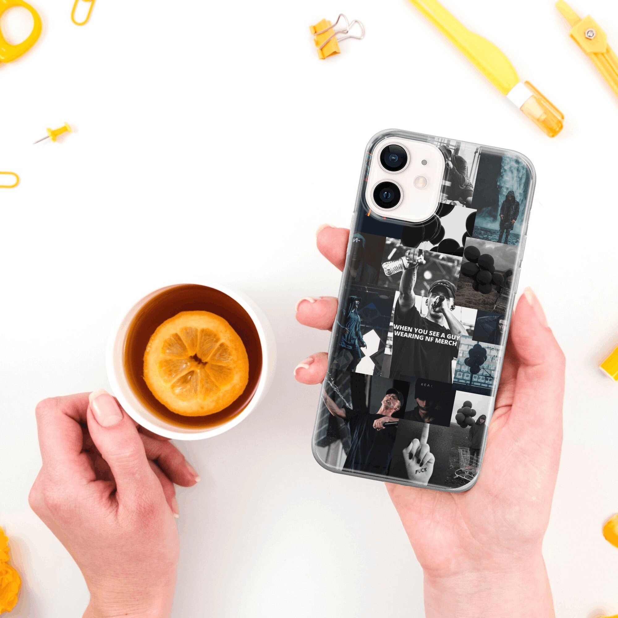 Nf Phone Case Real Music Phone Cover for iPhone 14, 13, 12, 11 Pro, Xs ...