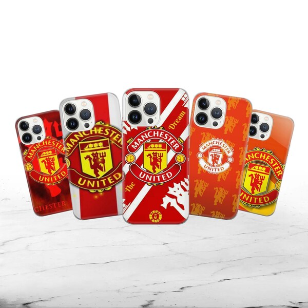 Manchester United Phone Case - Etsy