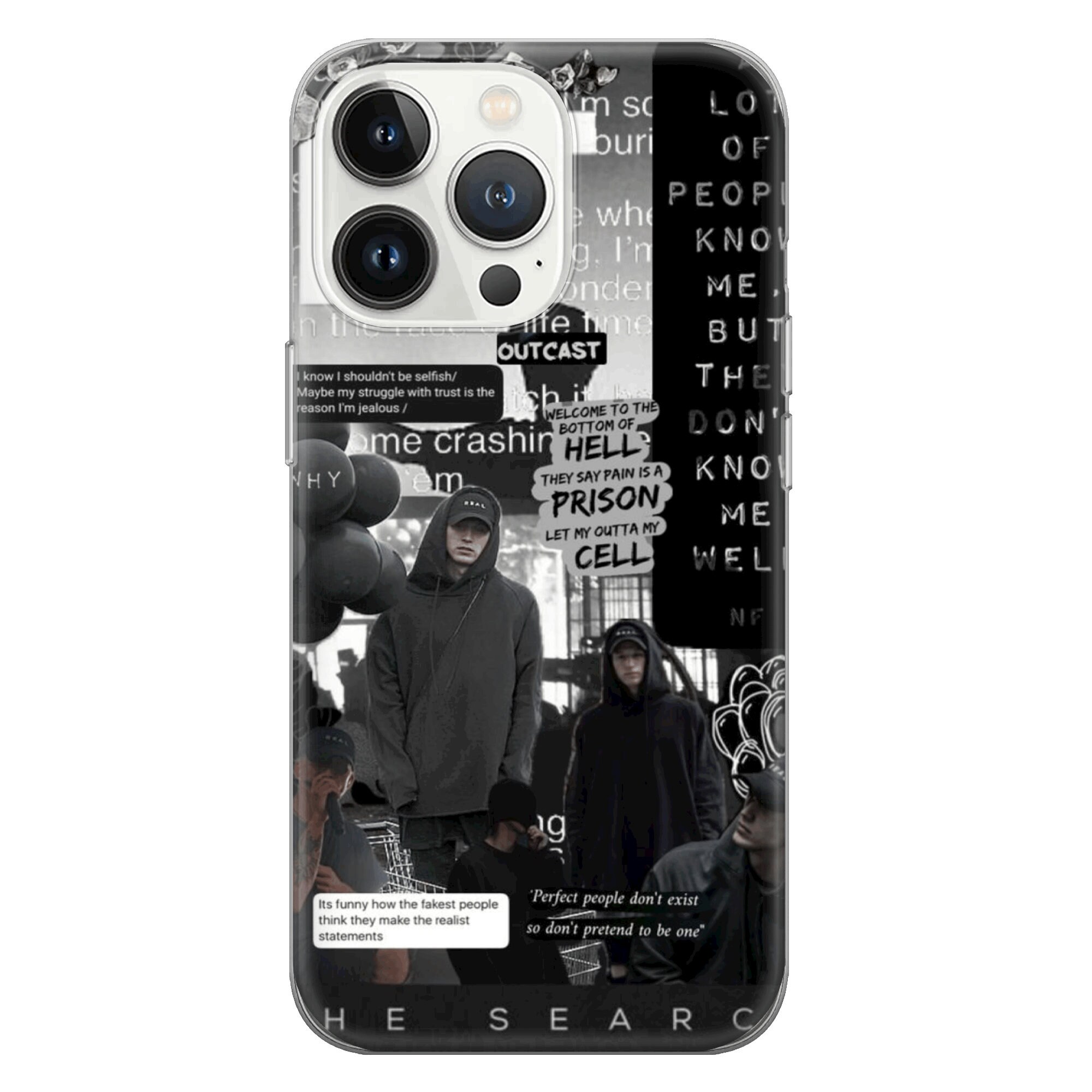 Nf Phone Case Real Music Phone Cover for iPhone 14, 13, 12, 11 Pro, Xs ...