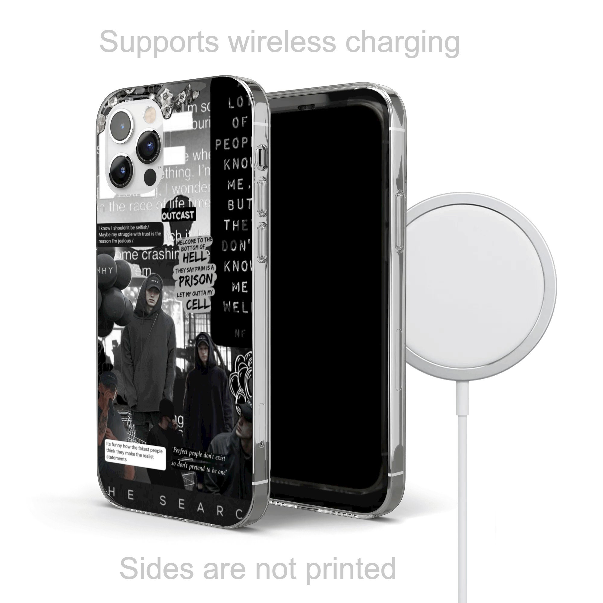 Nf Phone Case Real Music Phone Cover for iPhone 14, 13, 12, 11 Pro, Xs ...