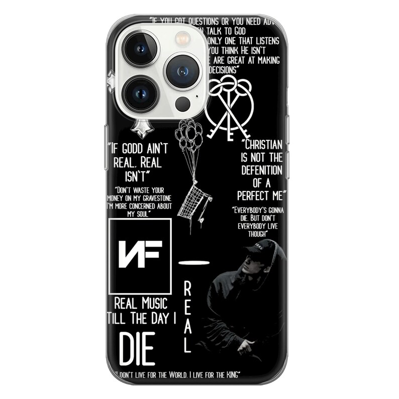 Nf Phone Case Real Music Phone Cover for iPhone 14, 13, 12, 11 Pro, Xs ...