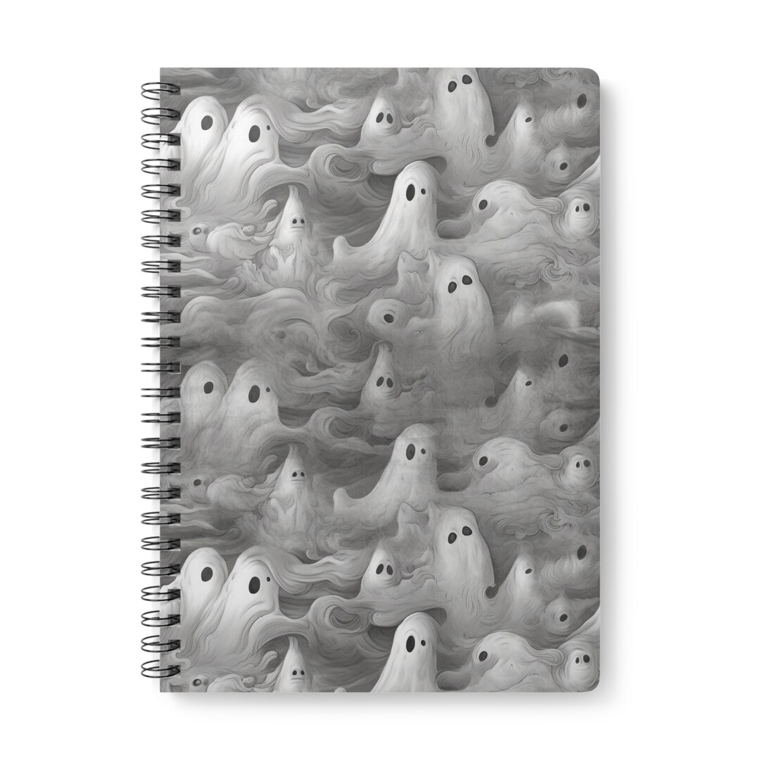 Misty Ghosts Spiral Bound Softcover Notebook, A5 - Etsy
