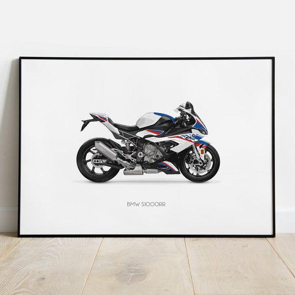 Bmw Motorcycle Posters - Etsy