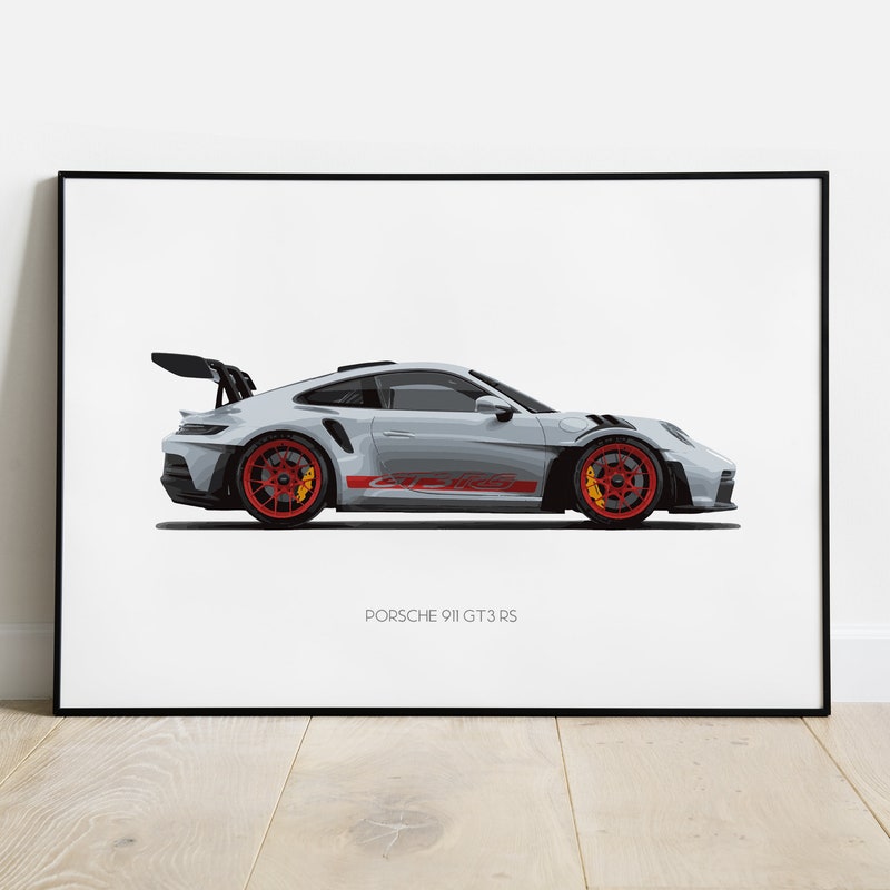 Porsche 911 Gt3 Rs Poster - Etsy