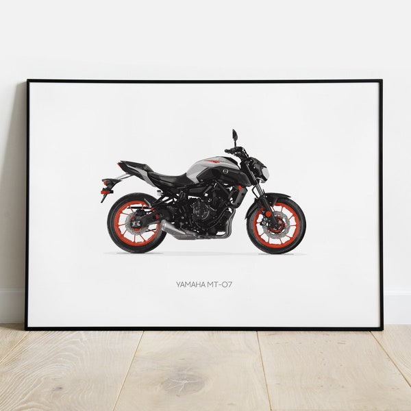 Motorcycle Poster - Etsy