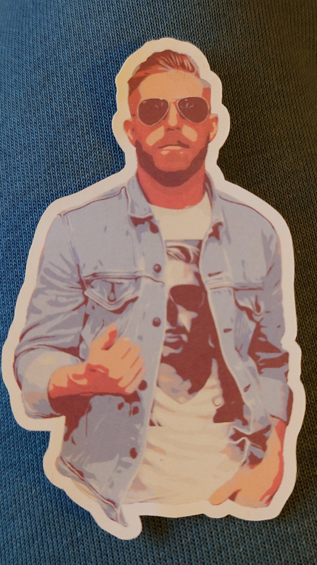 AEW | Orange Cassidy Pose Sticker - Etsy UK