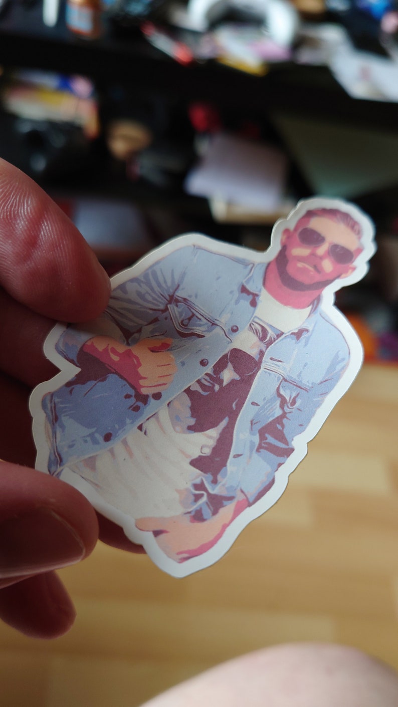 AEW | Orange Cassidy Pose Sticker - Etsy UK