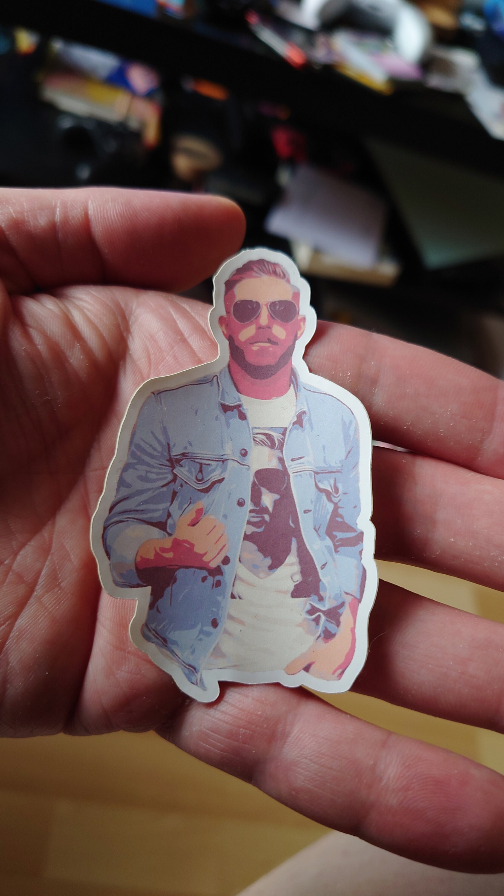 AEW | Orange Cassidy Pose Sticker - Etsy UK