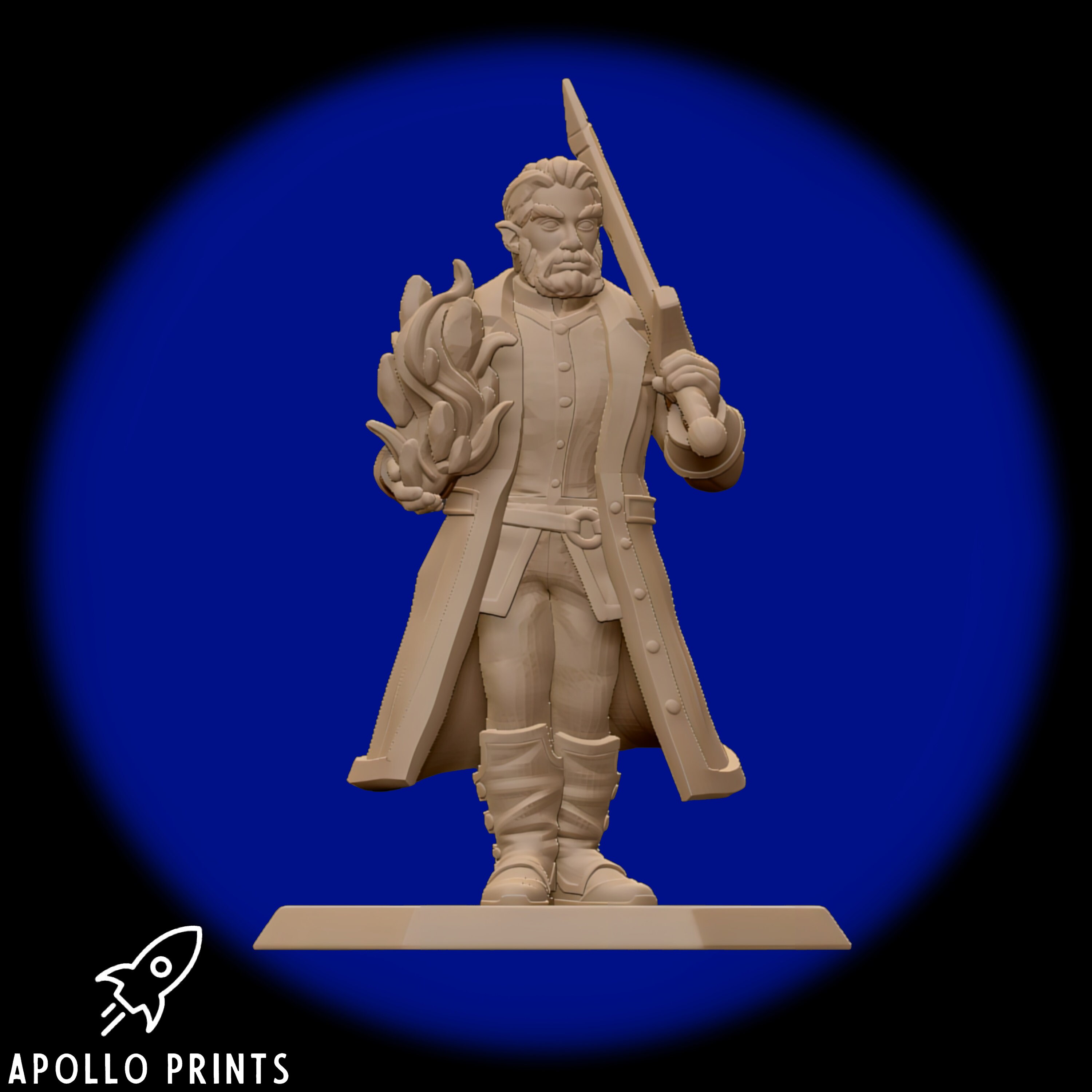 Male Half Orc Mage Male Half Orc Custom Miniatures - Etsy