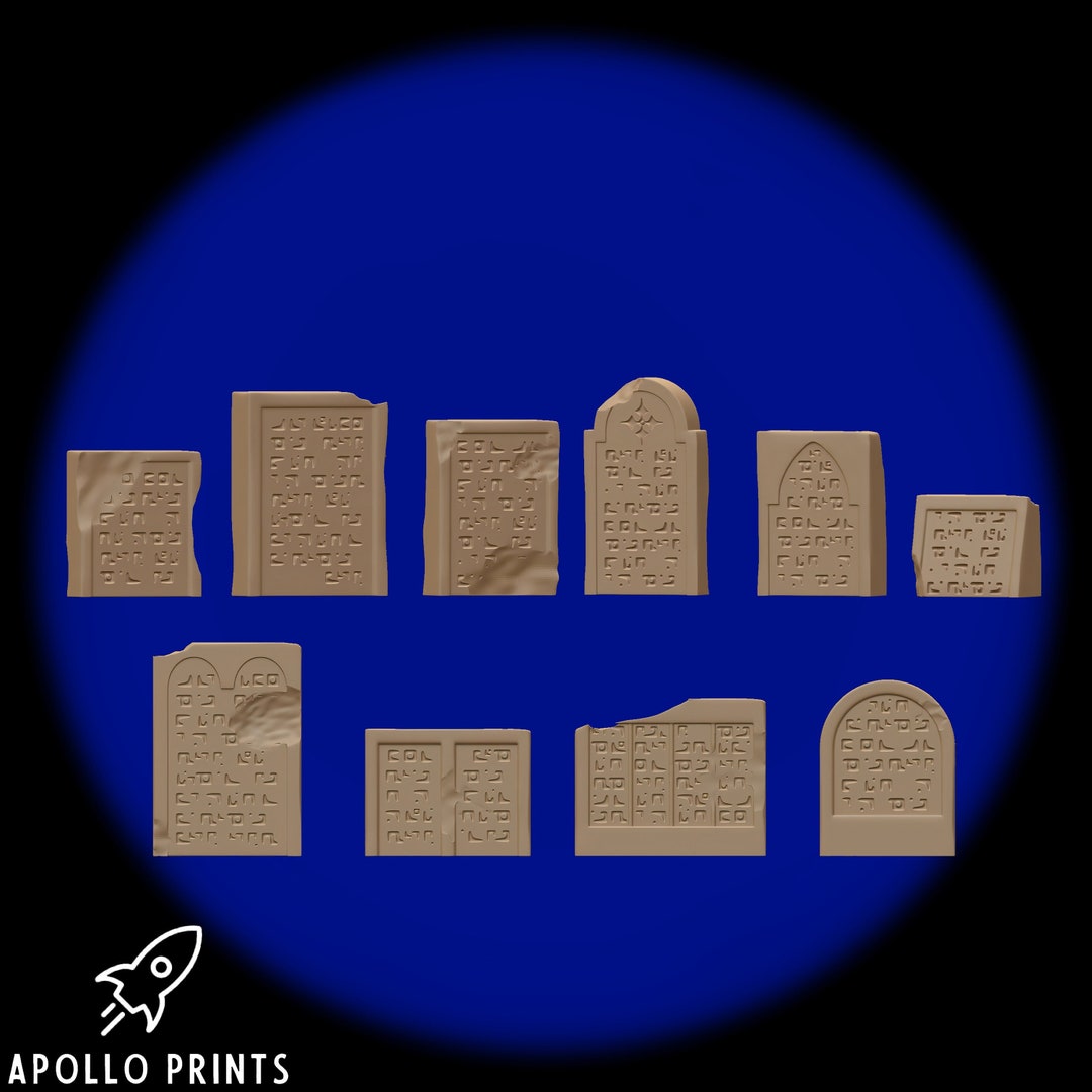 Miniature Tombstone DND Tombstone Custom Miniatures - Etsy
