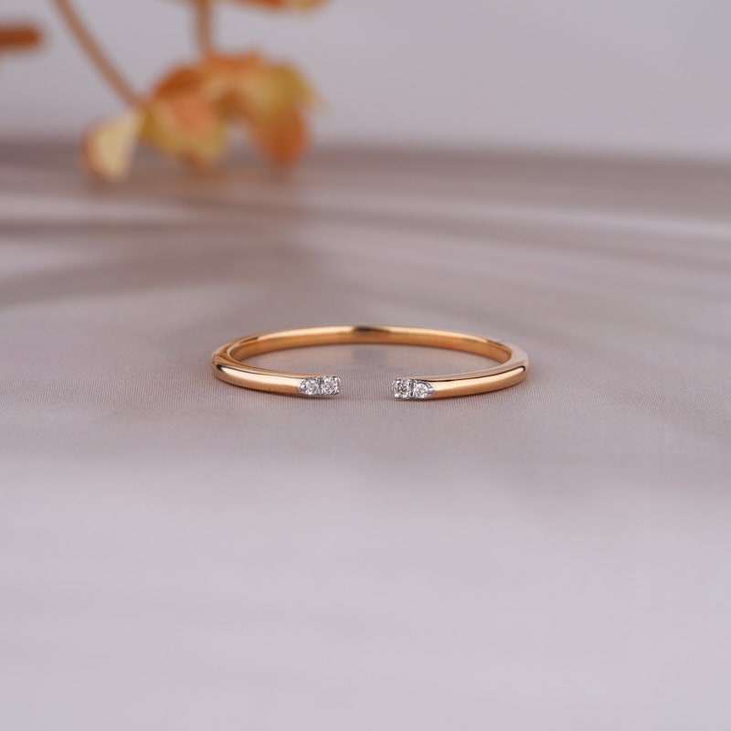 Diamond Cuff Ring - Etsy