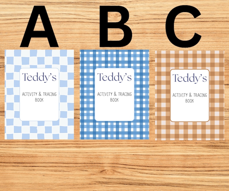 Personalized Name Pre-k Tracing Workbook: Laminated ABC, Numbers ...