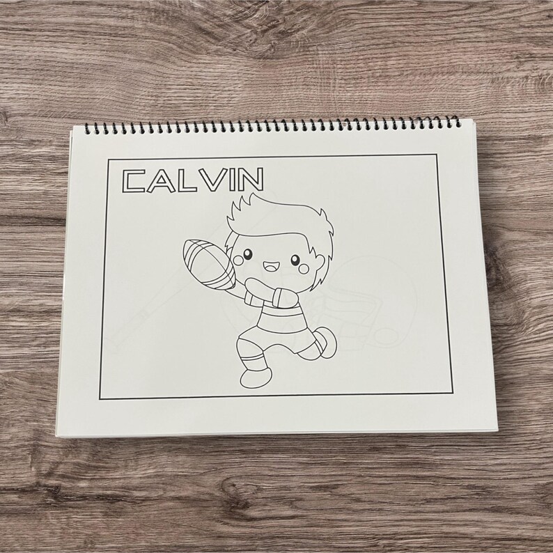 Personalized Kids Coloring Book / Childrens Color Book /personalized ...