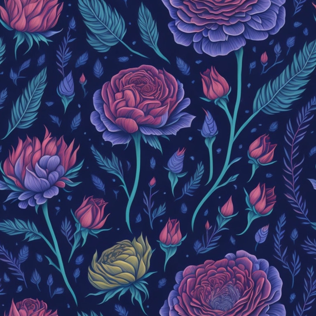 Poppy Flower Pattern Seamless - Etsy