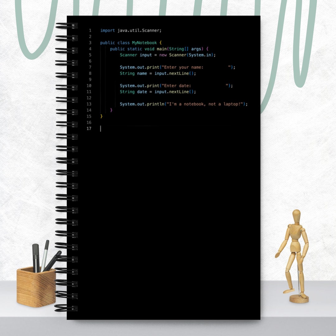 Sip on Java, Write in Java: the Notebook for Java Developers - Etsy