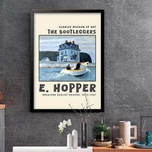 Edward Hopper the Bootleggers 1925 Print,hopper Painting,hopper House Poster,realism Poster ...