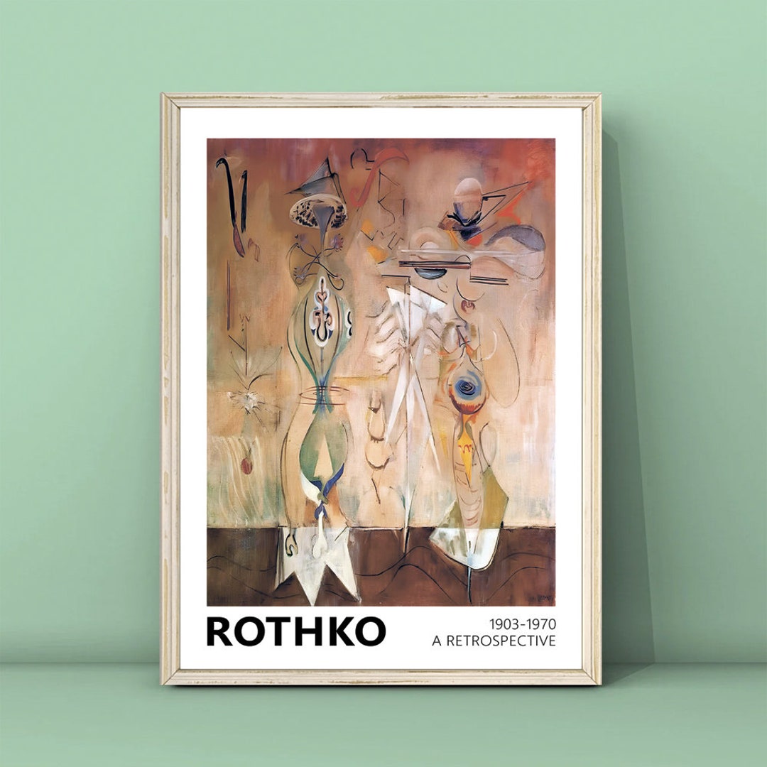 Mark Rothko - Slow Swirl at the Edge of the Sea - Exhibition Poster ...