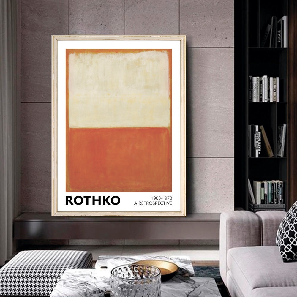 Mark Rothko Untitled 1955 Print Art,exhibition Poster,rothko ...