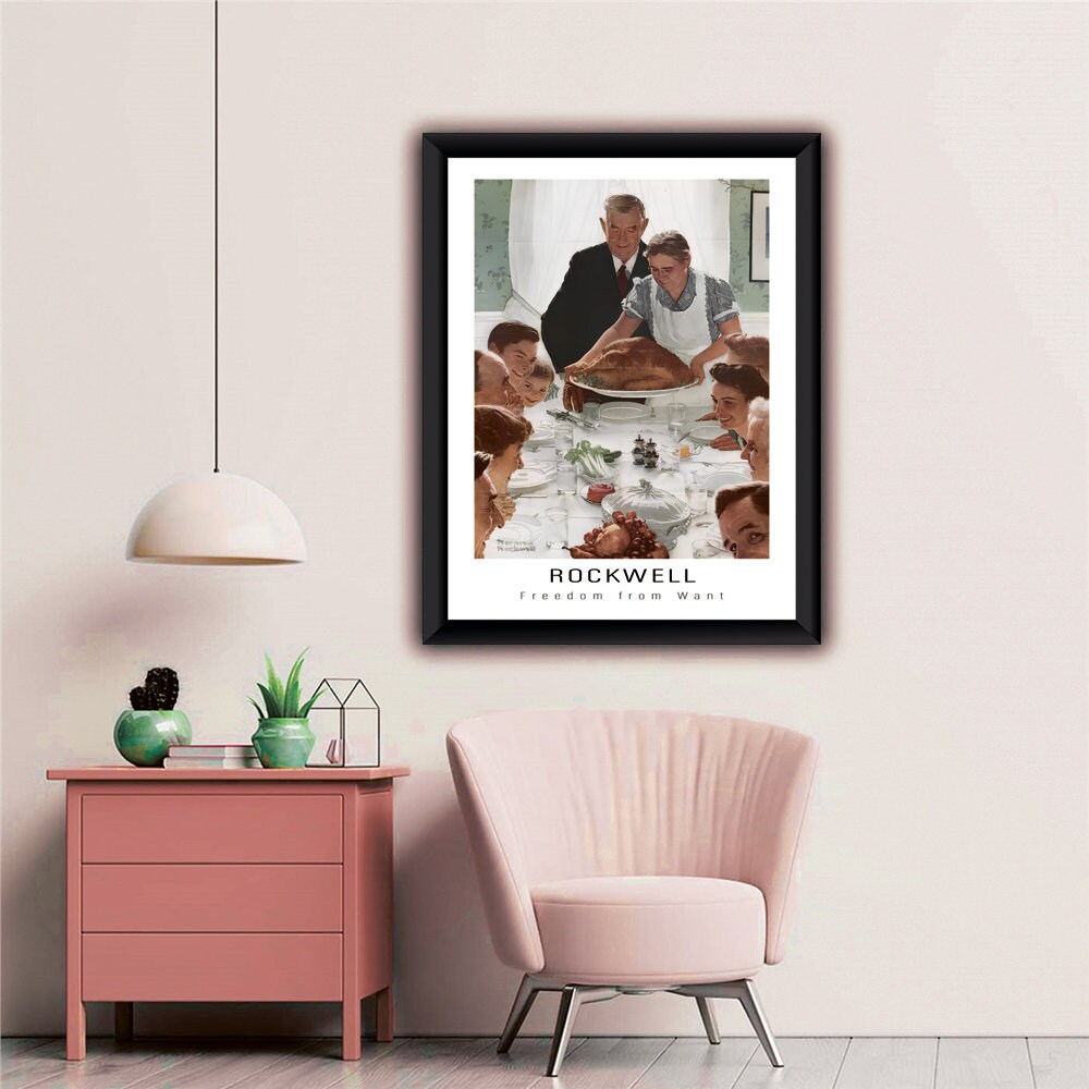 Set of 4 Norman Rockwell Four Freedoms Printfreedom From - Etsy