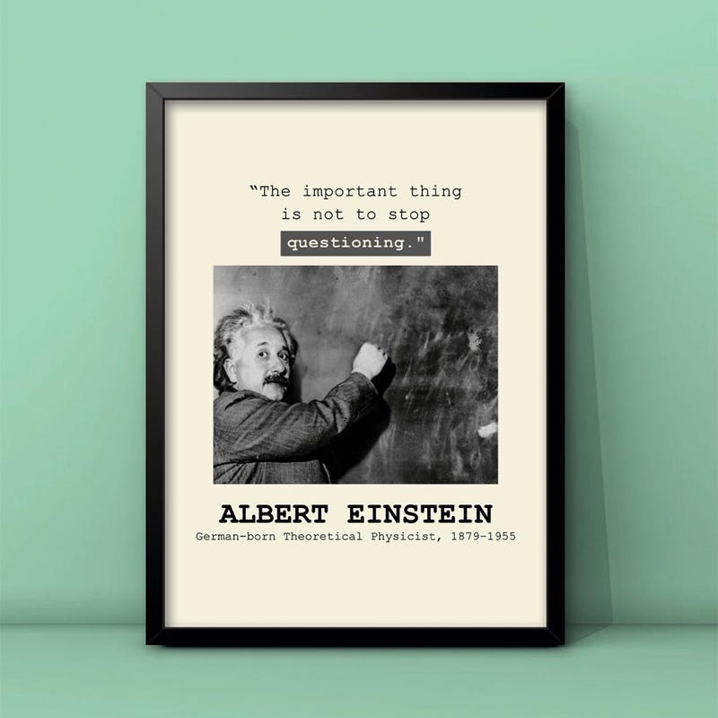 Einsteins Famous Sayings - Etsy