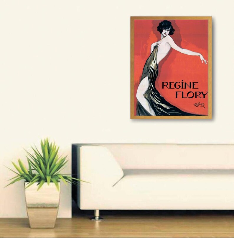 Régine Flory Poster by Domergue: 1925 French Fashion Print (digital ...