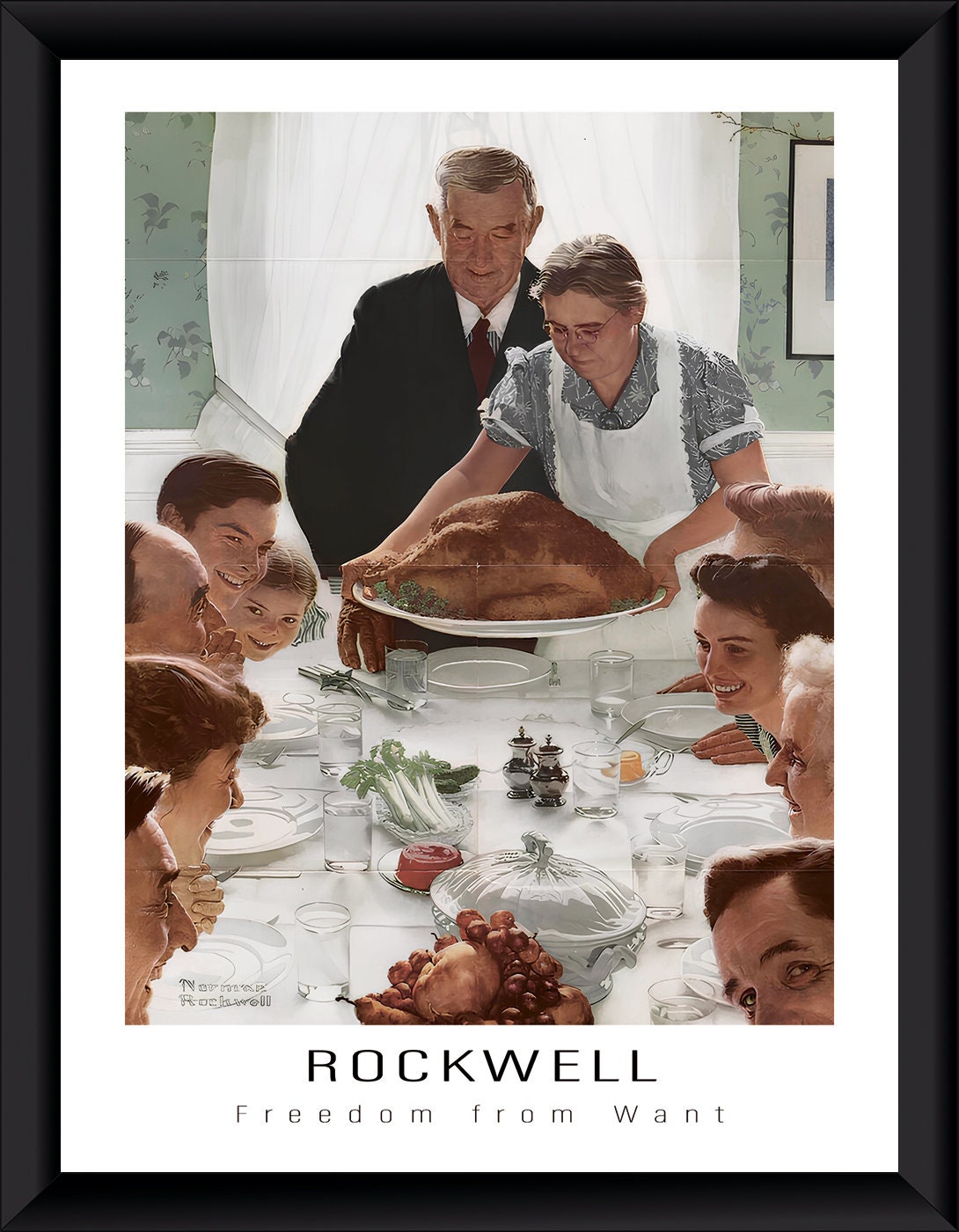 Set of 4 Norman Rockwell Four Freedoms Printfreedom From - Etsy