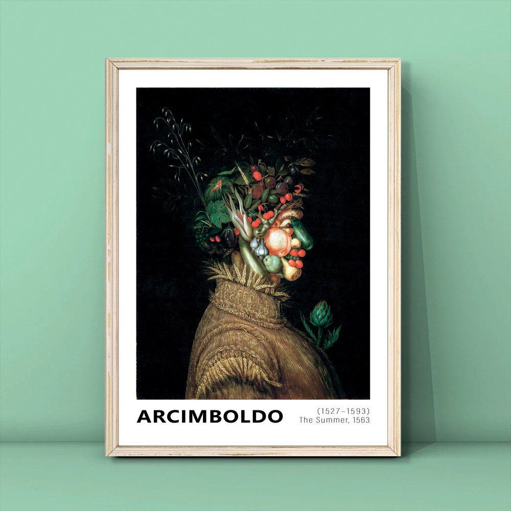 Giuseppe Arcimboldo Summer Print Art,arcimboldo Painting,paintings of ...