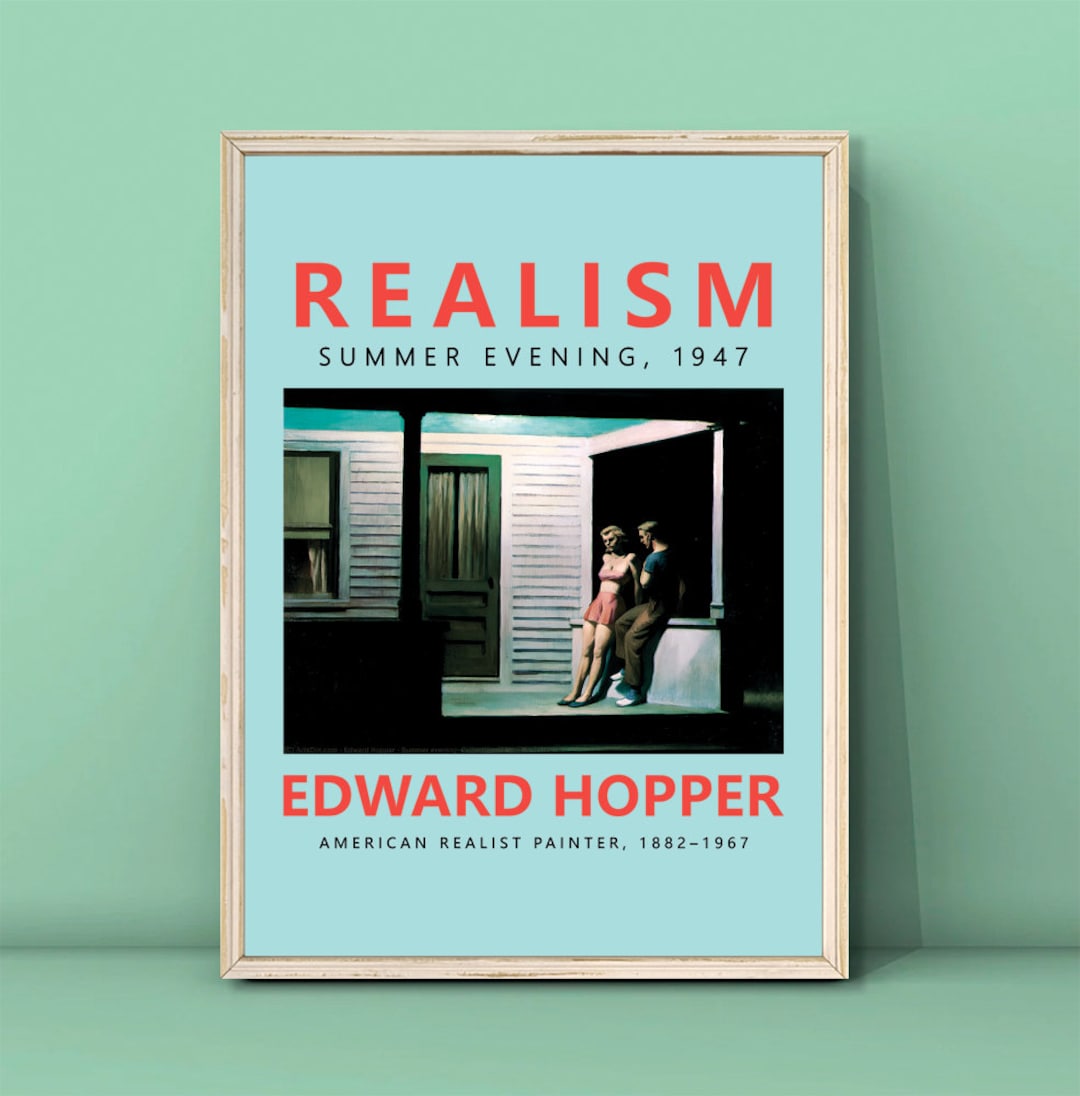 Edward Hopper Summer Evening, 1947 Print Wall Art,hopper Vintage House ...