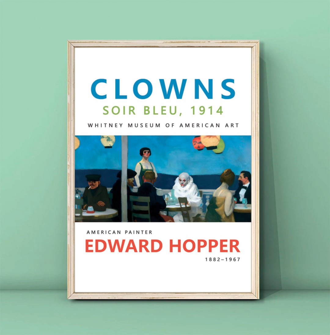 Edward Hopper Soir Bleu, 1914 Print Wall Art,hopper Painting,hopper ...