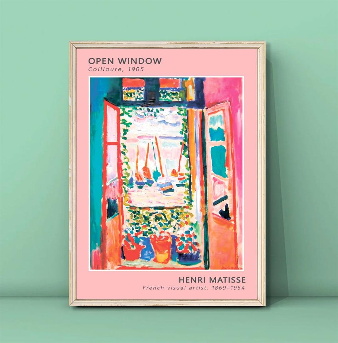 Henri Matisse, Open Window, Collioure, 1905 Print,matisse Painting ...