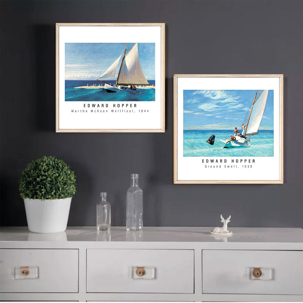 Set of 50 Edward Hopper Print,50 Pieces of Edward Hopper Posters,edward ...