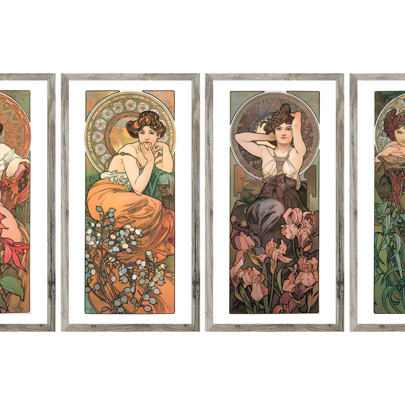 Mucha Poster - Etsy