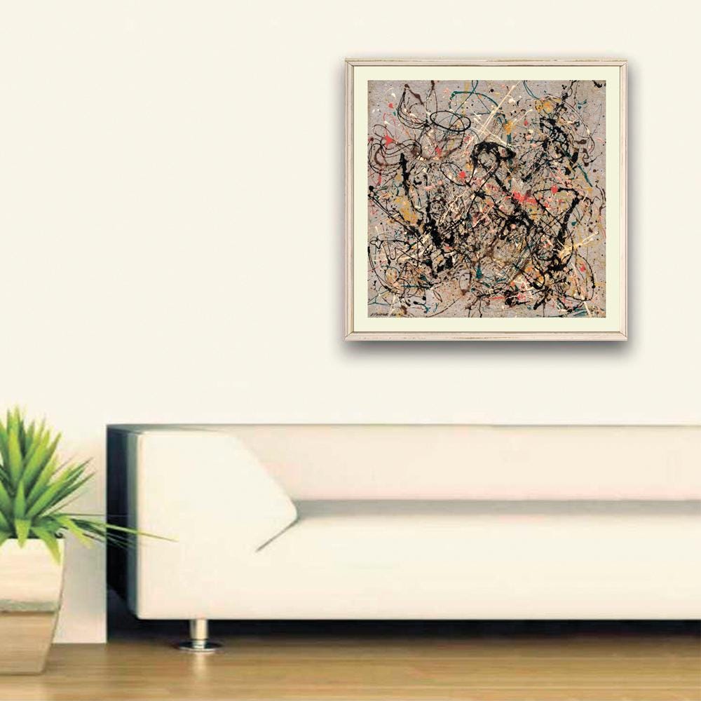 Jackson Pollock Number 18, 1950 Exhibition Poster (digital Download) - Etsy