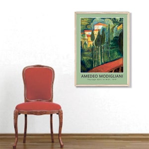 Amedeo Modigliani, Paysage Dans Le Midi, 1919 Print,modigliani Painting ...