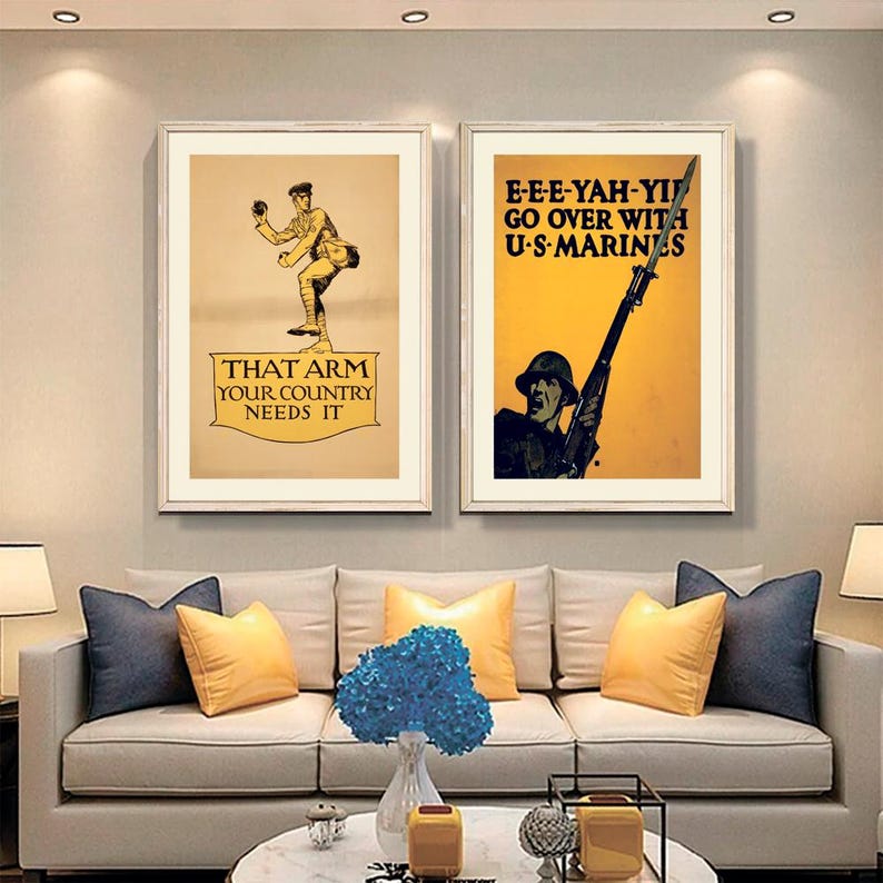 Vintage World War Propaganda Posters - Set of 3 (digital Download) - Etsy