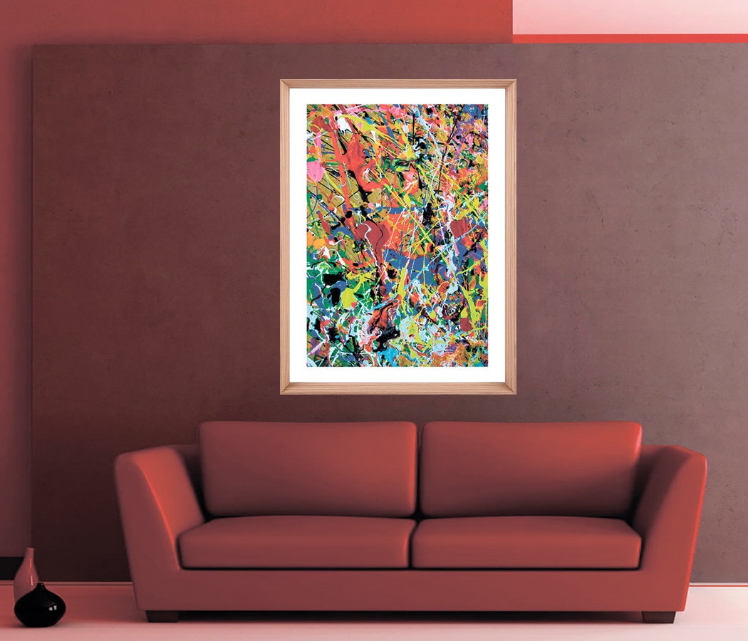 Jackson Pollock Abstract Art Printexhibition Posterpollock - Etsy