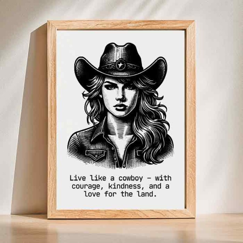 Cowboy Quote - Etsy