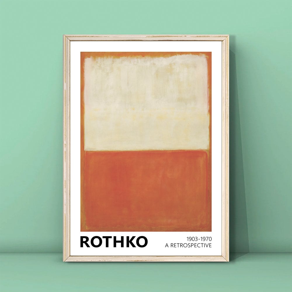 Mark Rothko Untitled 1955 Print Art,exhibition Poster,rothko ...
