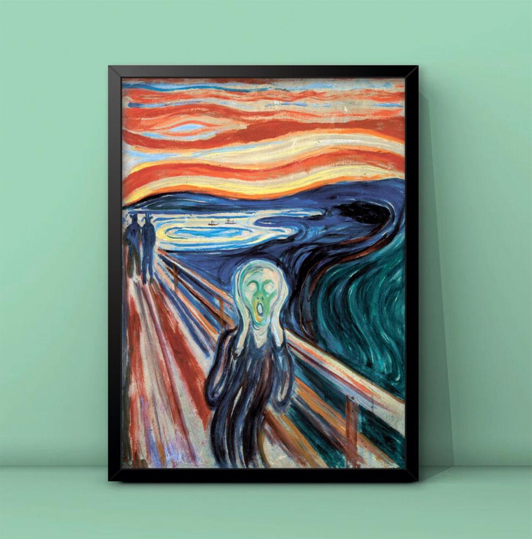 Edvard Munch the Scream 1893 Print,landscape Paintings by Munch,the ...