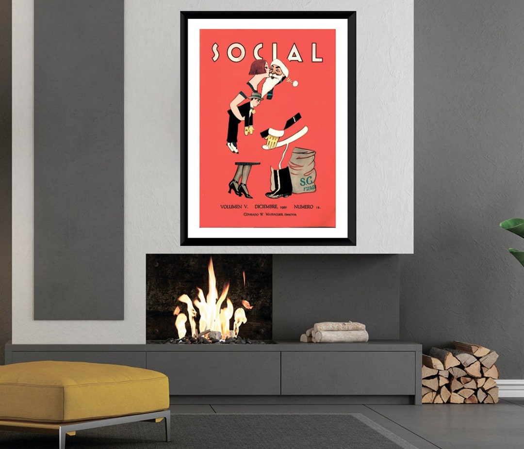 Social Magazine Covers Poster,christmas in Cuba,cover of the Cuban ...