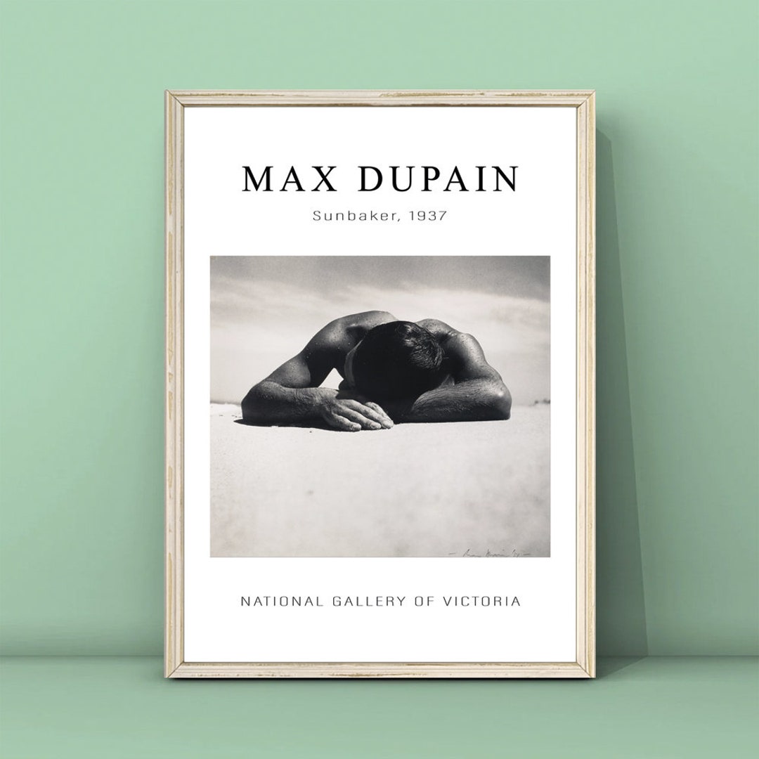Max Dupain Sunbaker, 1937 Print,max Dupain Photographs, Recumbent Men ...