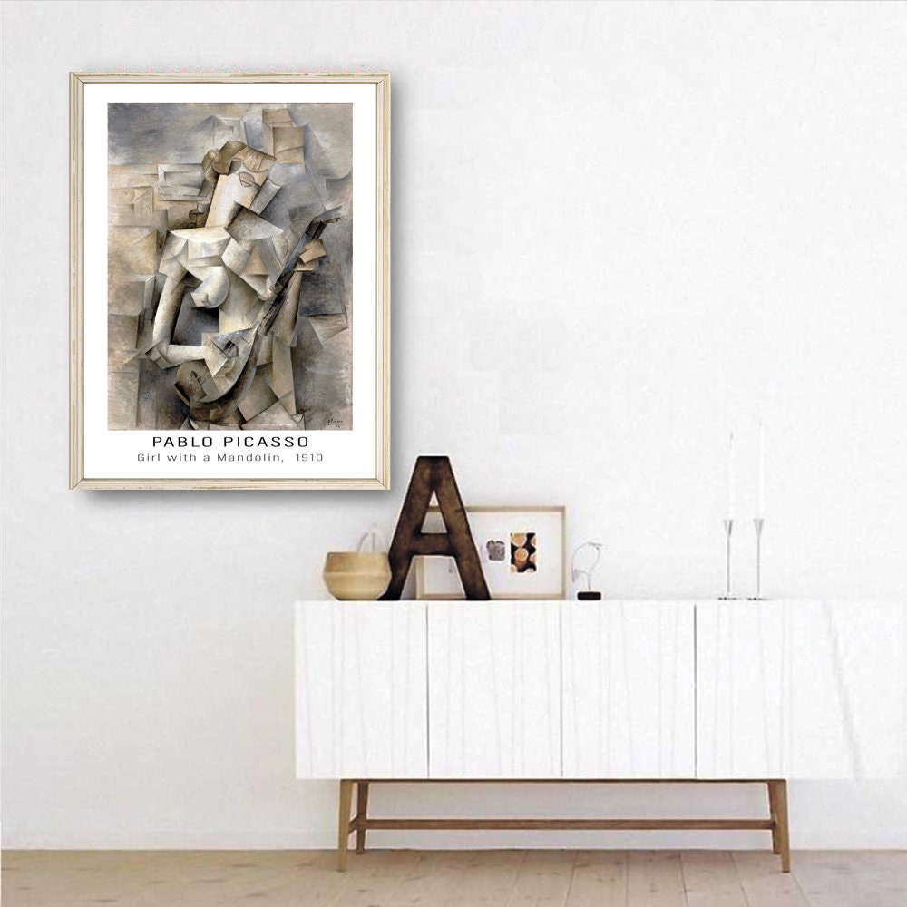 Pablo Picasso Girl With a Mandolin Print,picasso Painting,cubist ...