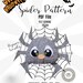 Wednesday Addams Felt Doll Pattern for Body & Clothes, Size 25 Cm 9 ...