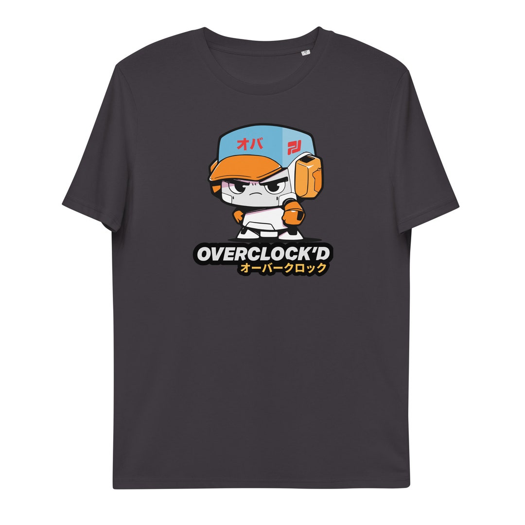 OVERCLOCKED Robot T-shirt - Unleash Your Inner Machine - Etsy