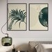 Printable Dark Green Mid Century Modern Wall Art Set of 3 Prints ...