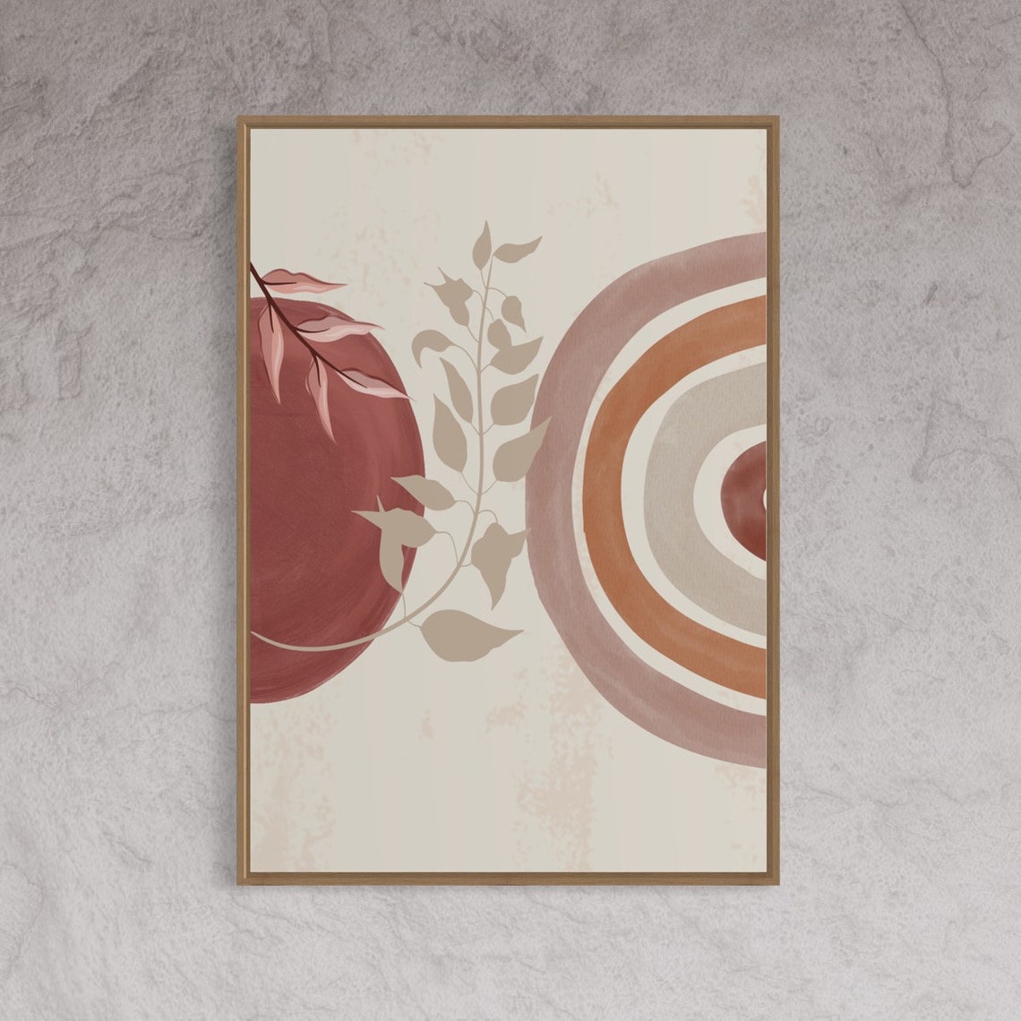 Boho Abstract Wall Art Prints Boho Wall Decor Set of 3 - Etsy